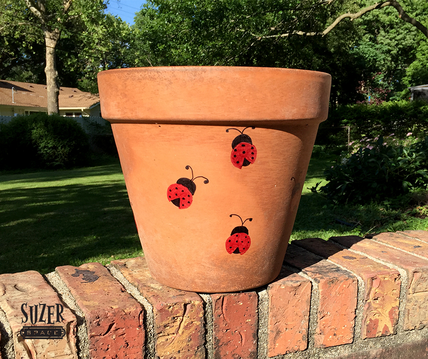 Hand Painted Ladybug Planter - suzerspace.com