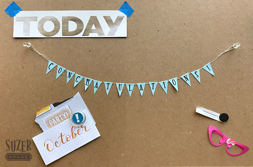 5 Minute Congratulations Cubicle Banner - suzerspace.com